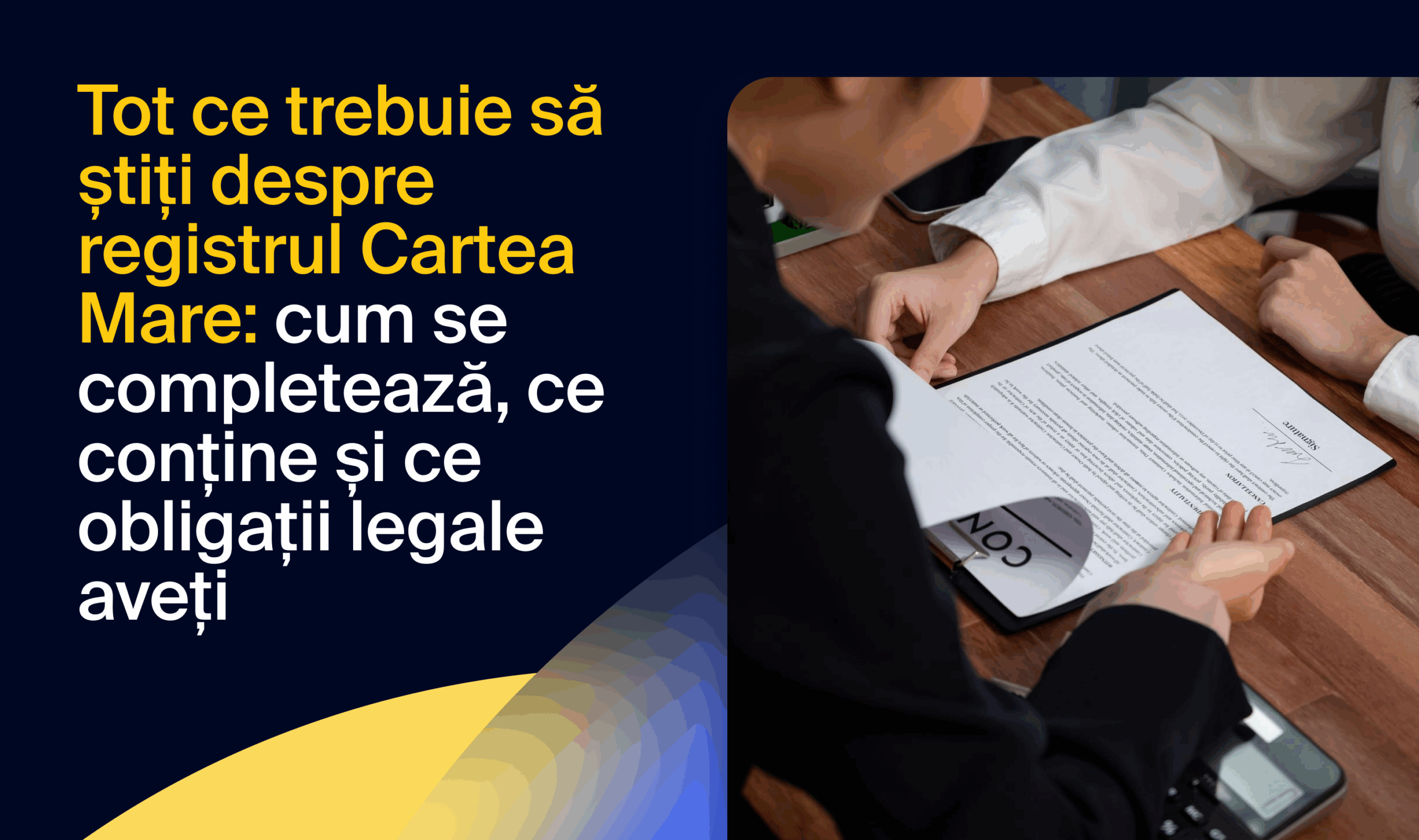 Registrul Cartea Mare: Definiție, completare și importanță practică ...