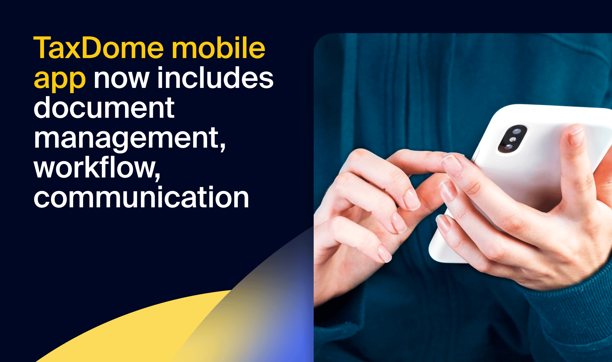 TaxDome mobile app for practitioners upgraded to include document ...